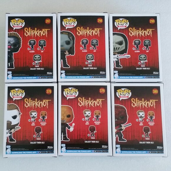 Funko | Toys | Slipknot Bundle Of 6 | Poshmark